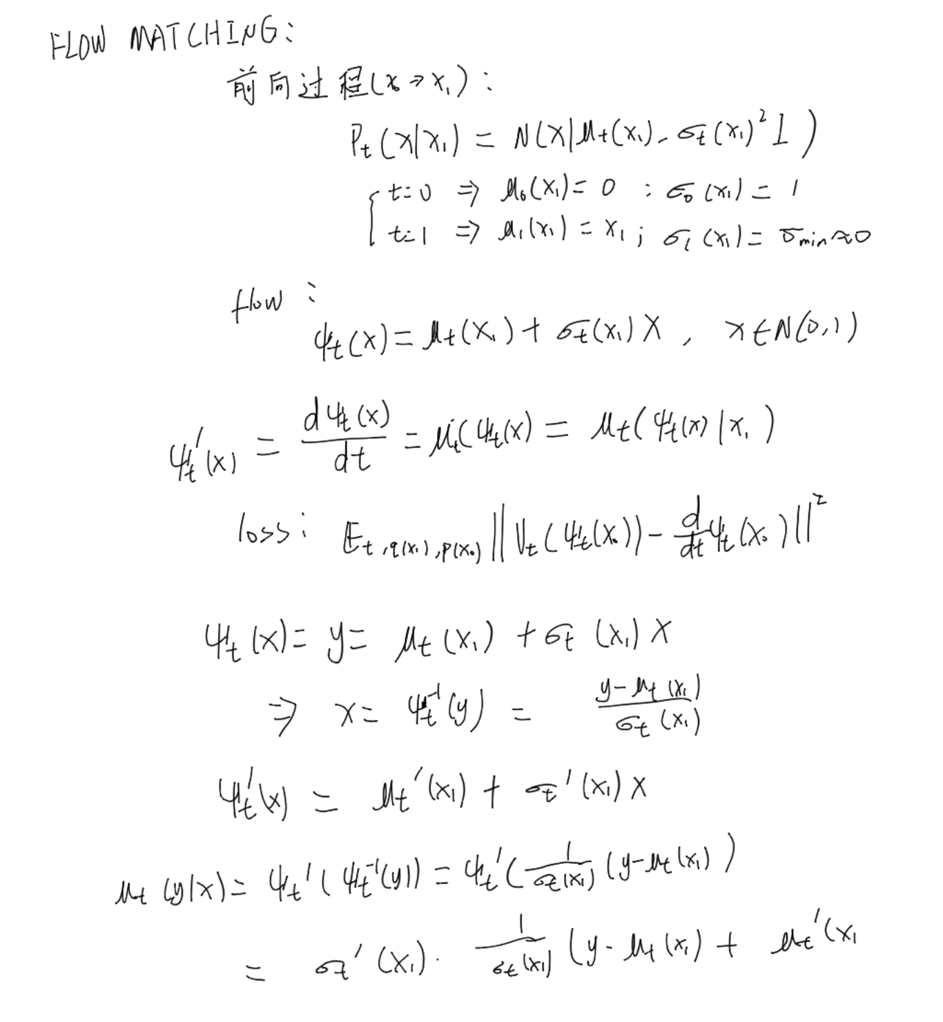 FLOW MATCHING FOR GENERATIVE MODELING论文精读 | Lzq's blog