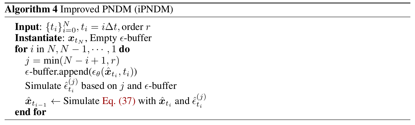 FAST SAMPLING OF DIFFUSION MODELS WITH EXPONENTIAL INTEGRATOR论文精读 | Lzq's blog